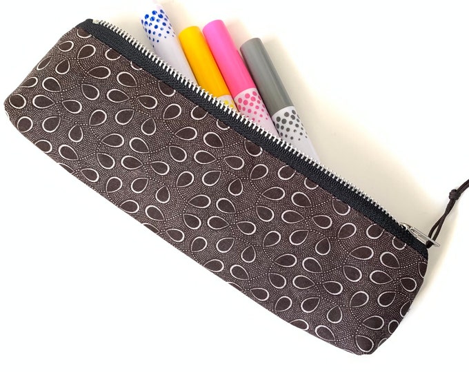 Personalized Pencil Bag Softball Light Beige 9.5 X 4 Pencil Pouch ...