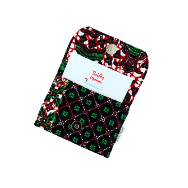 Ankara Credit Card Holder - Etsy