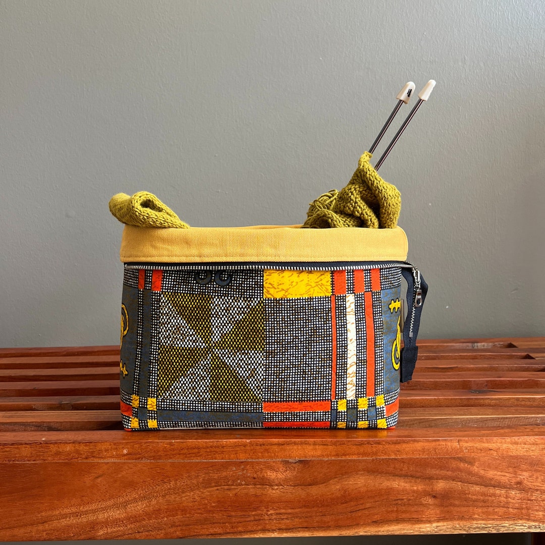 Knitting Project Bag, Crochet Project Bag, Yarn Project Bag, Gifts for ...