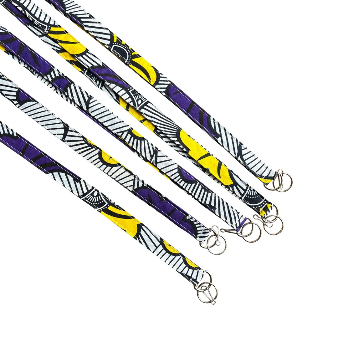 African Print Teacher Lanyard, Lanyard Teacher, Lanyard With ID Holder ...