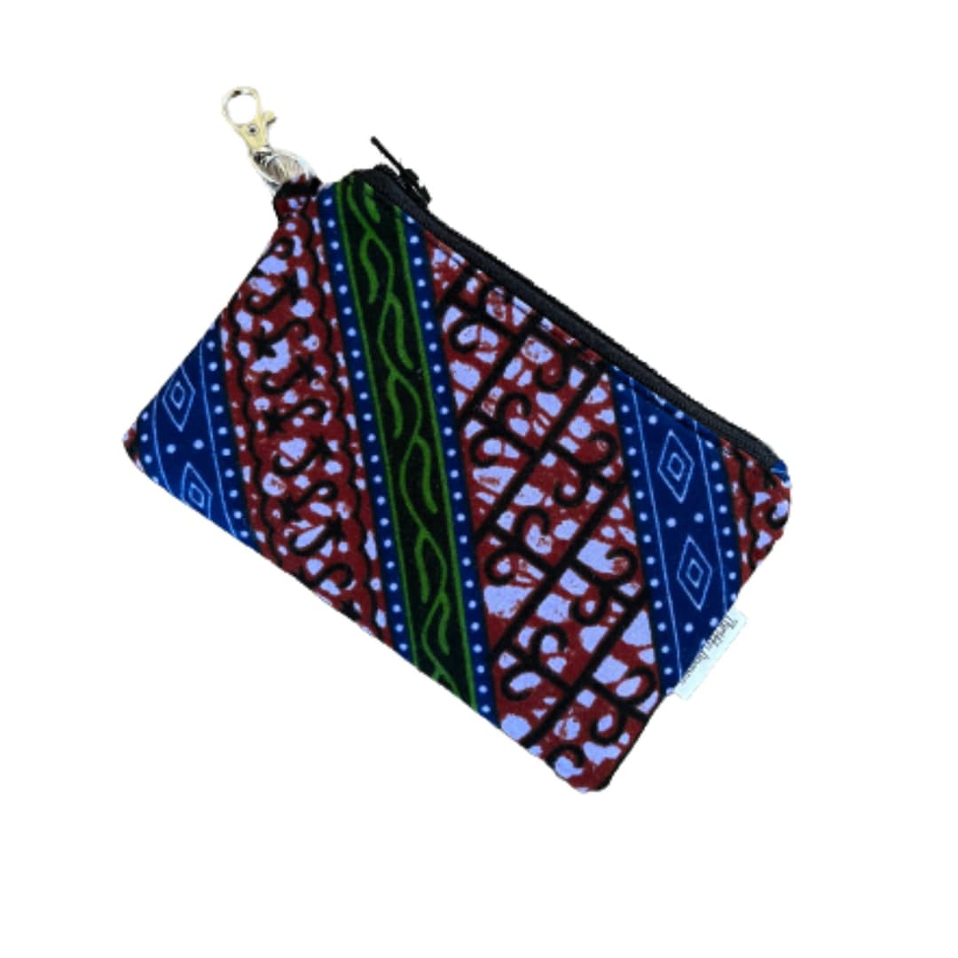 Coin Purse, African Fabric Small Coin Purse, Coin Purse for Men, Coin ...