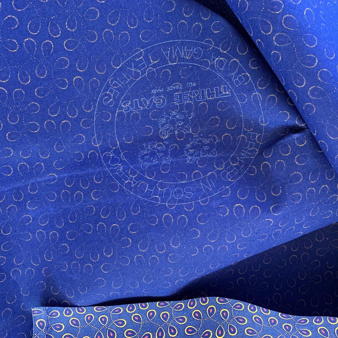 Blue Shweshwe Fabric South African Shweshwe per Yard African - Etsy