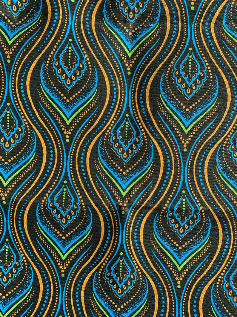 Letoitse Leteise Leteisi African dress fabric 3 Cats Tswana | Etsy