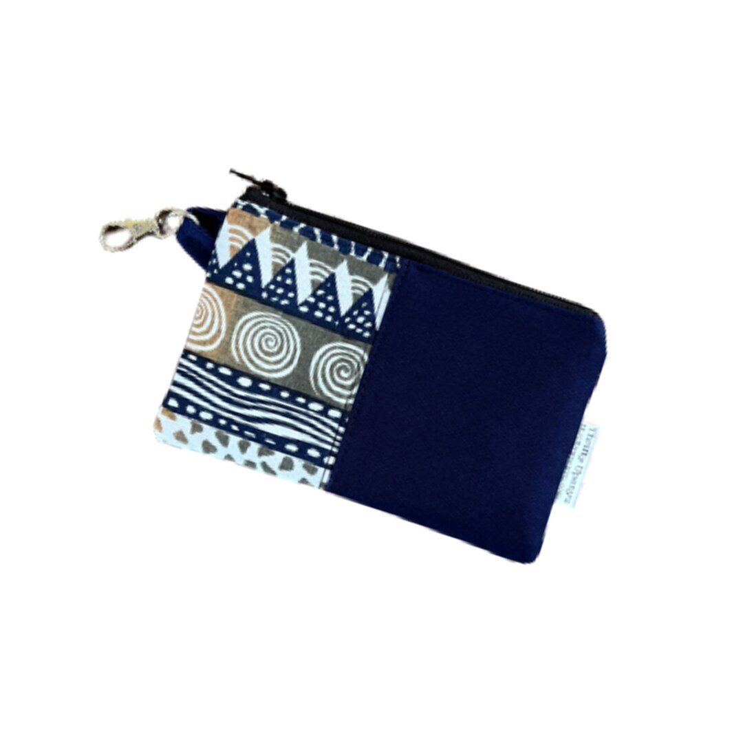 Navy Coin Purse African Fabric Small Coin Purse Coin Purse For Men navy-coin-purse-african-fabric-small-coin-purse-coin-purse-for-men