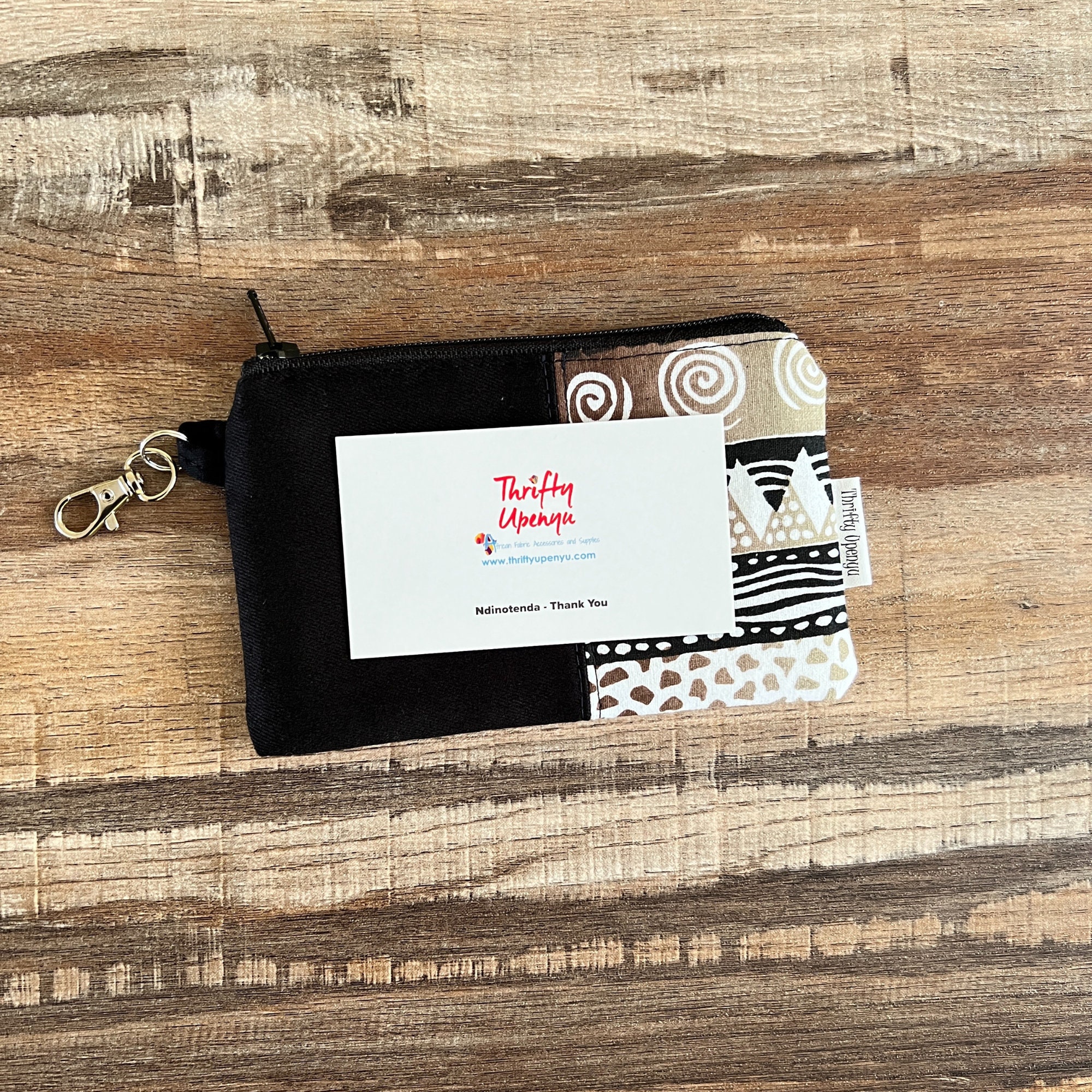 Black Coin Purse African Fabric Small Coin Purse Coin Purse - Etsy ...