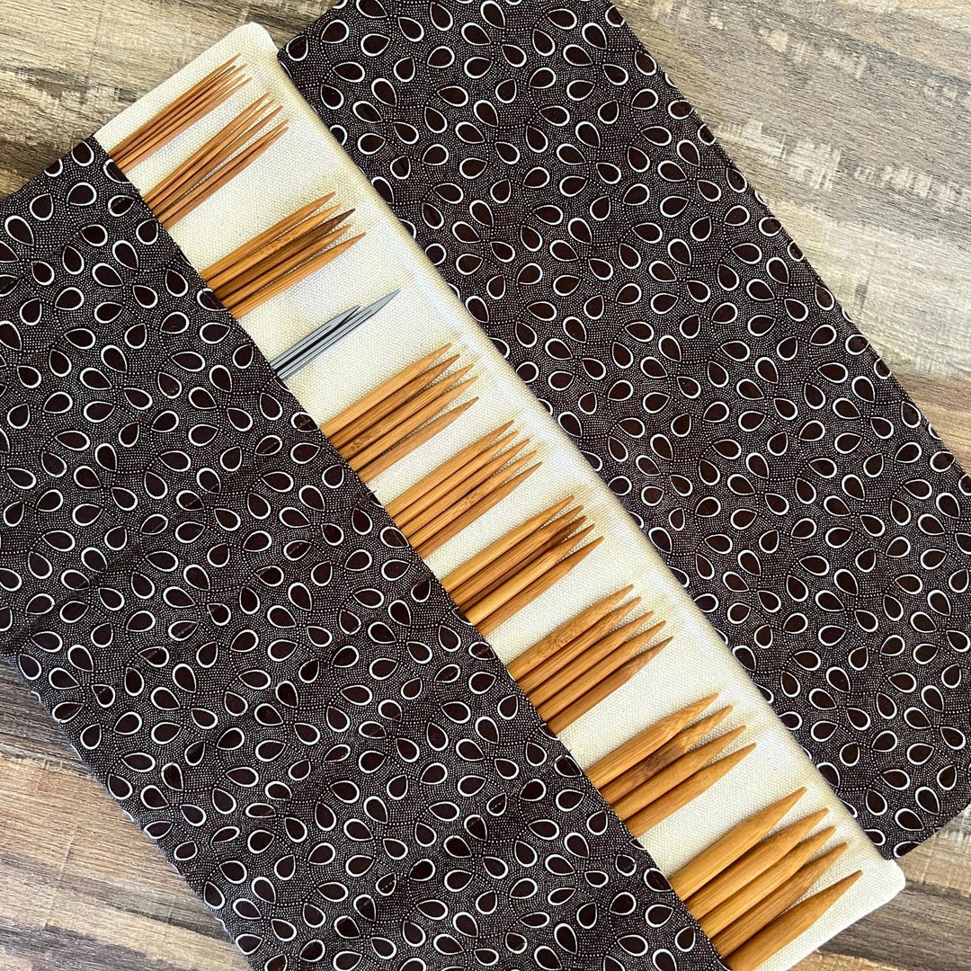 DPN Needle Case, DPN Needle Holder, Knitting Needle Case, Double ...
