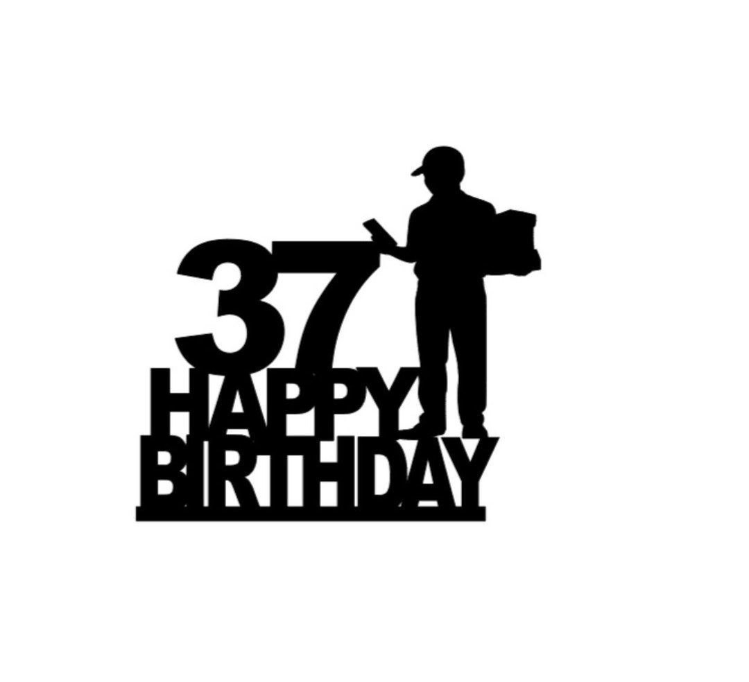 Mail Man Cake Topper, Delivery Guy Cake Topper, Delivery Cake Topper ...