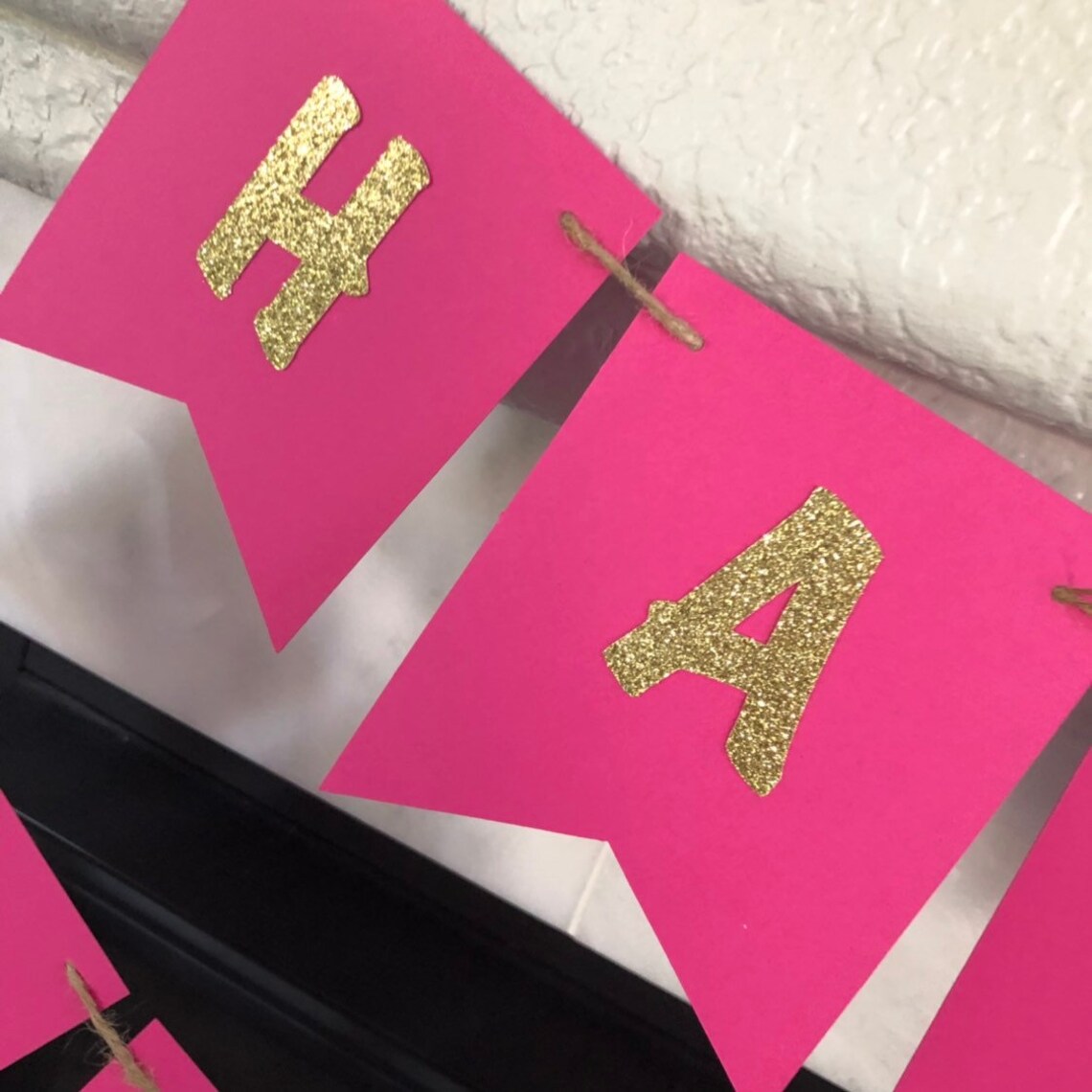 Pink Birthday Banner, Pink Birthday Banner, Trendy Birthday Banner ...