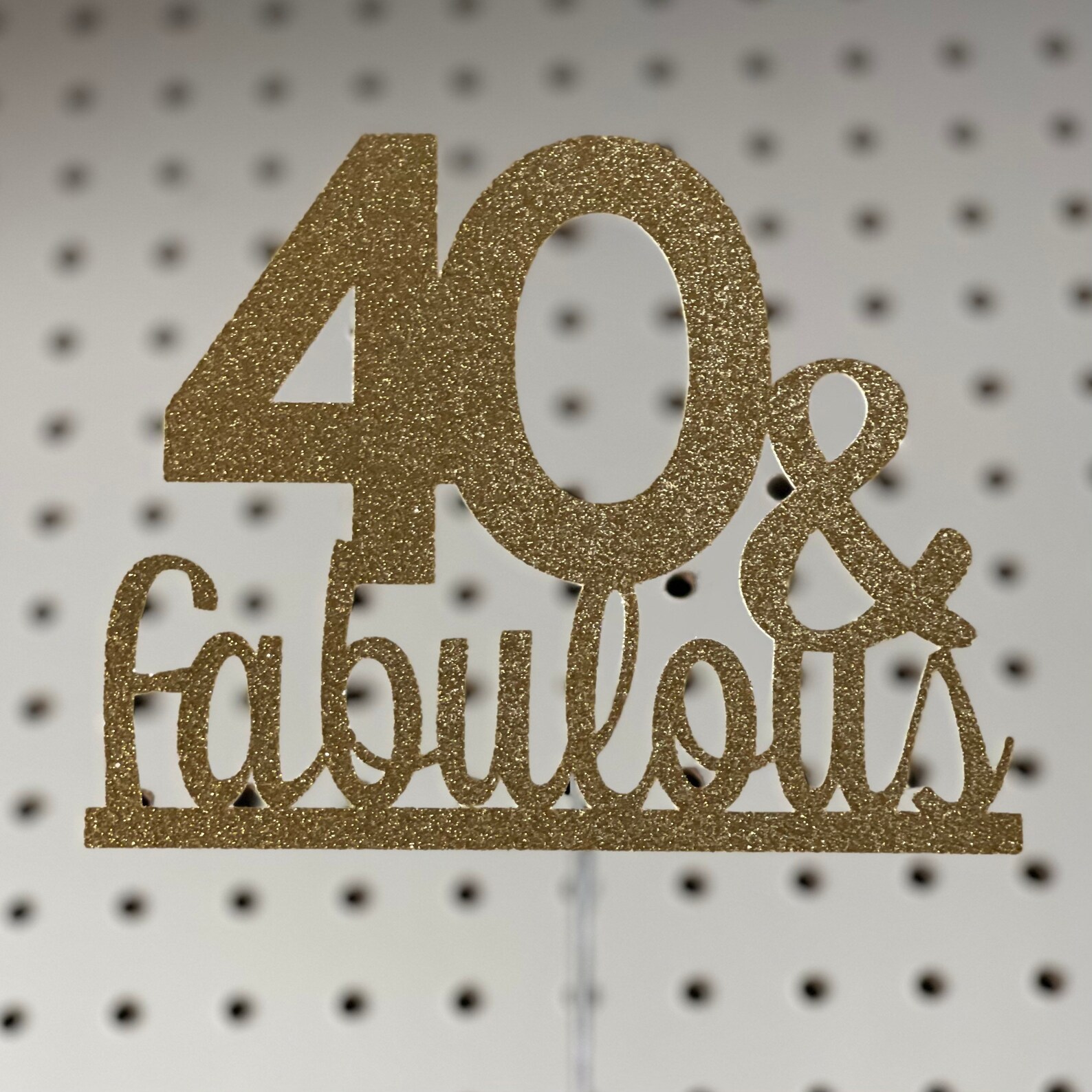 Forty cake topper im forty cake topper forty and fabulous | Etsy