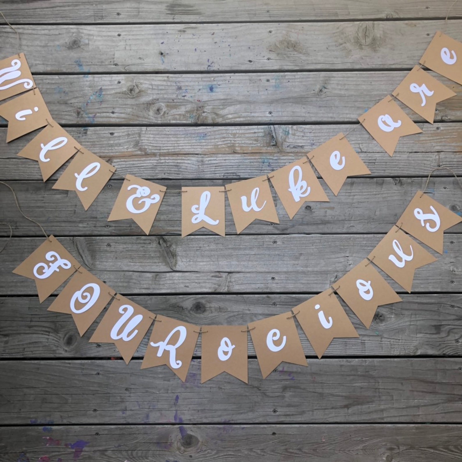 Rustic banner rustic custom banner custom banner custom | Etsy