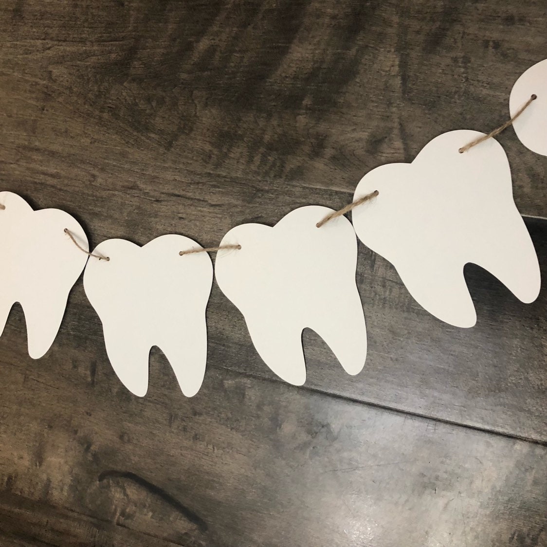 Tooth Banner, Dentist Banner, First Tooth Banner, Tooth Shaped Banner ...