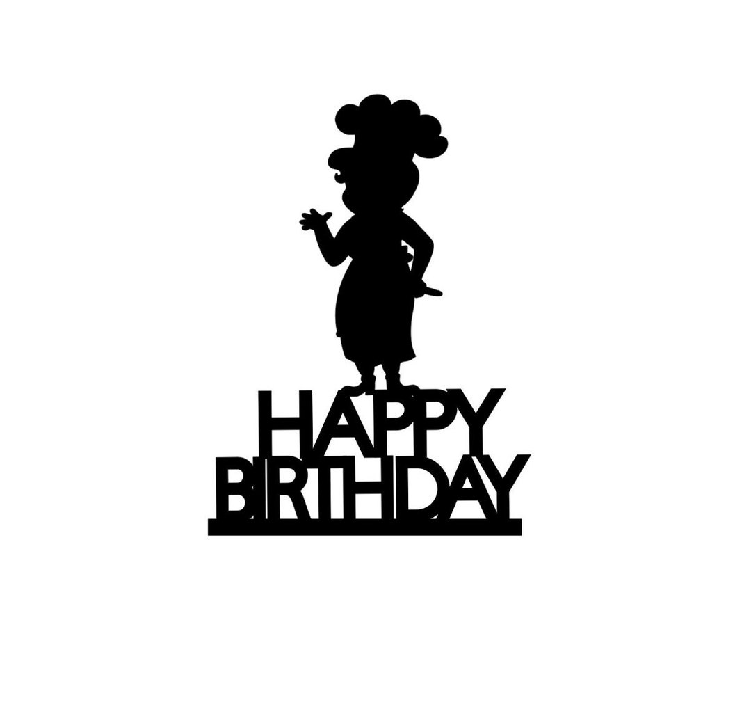 Chef Cake Topper, Chef Topper, Cook Cake Topper, Cook Topper, Chef ...