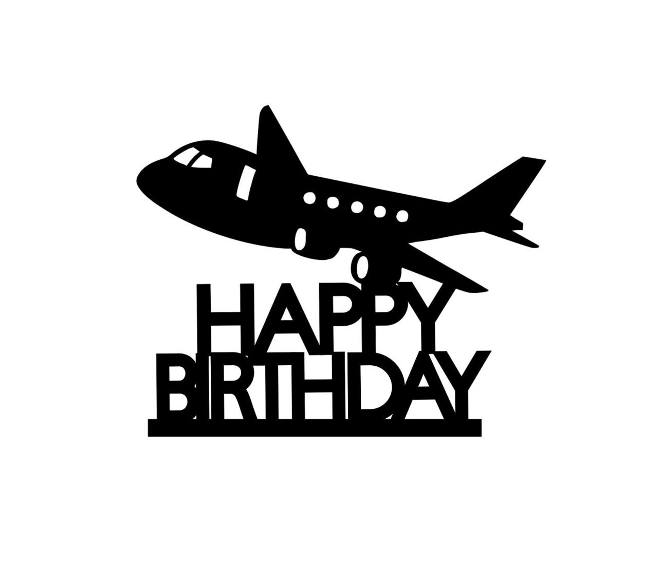 Topper de pastel de avión topper de pastel de cumpleaños de | Etsy