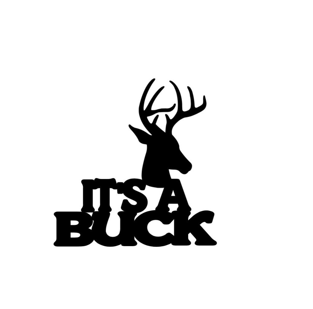 Its a Buck Cake Topper, Buck Cake Topper, Deer Cake Topper, Gender ...