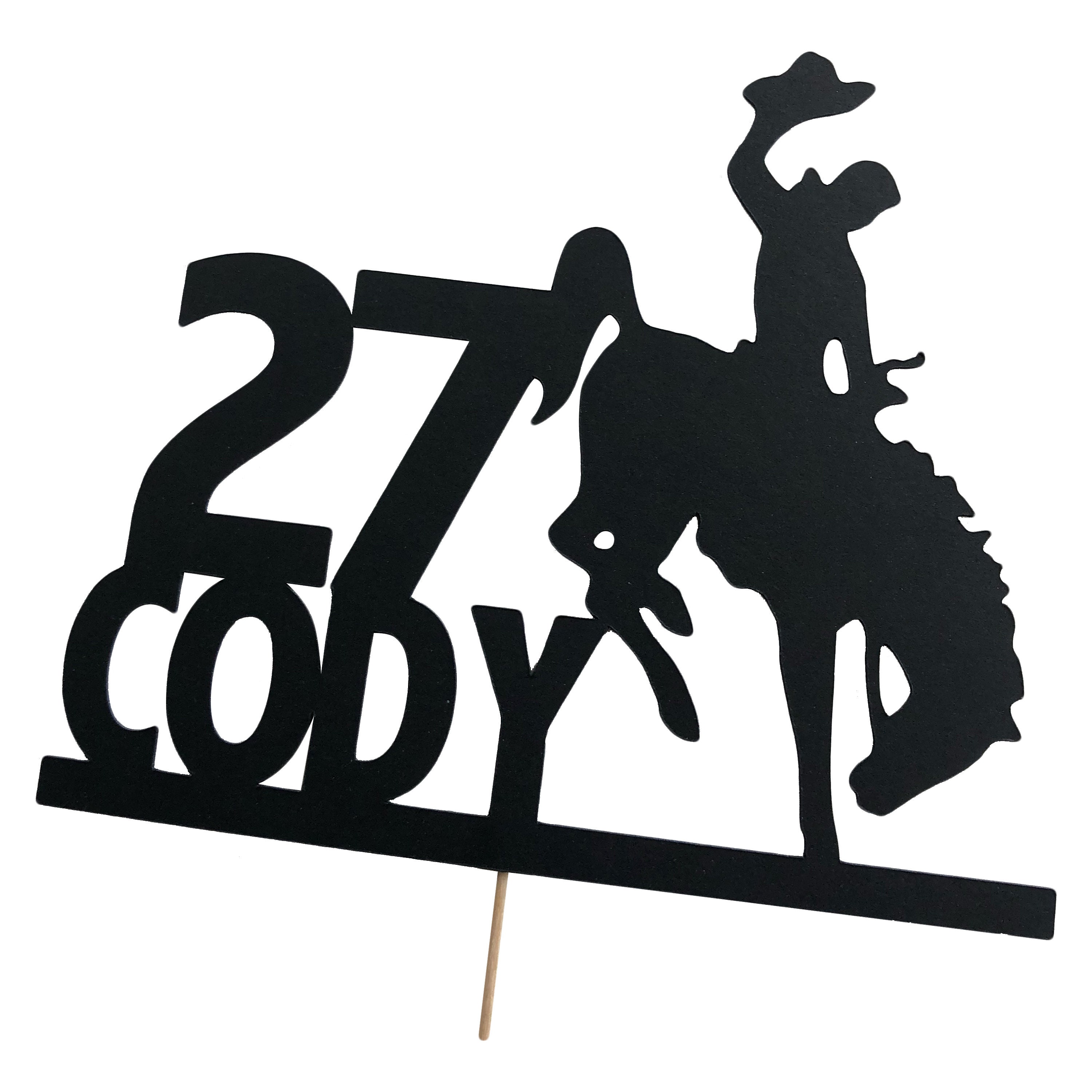 Cowboy cake topper cowboy birthday cake topper rodeo cake | Etsy