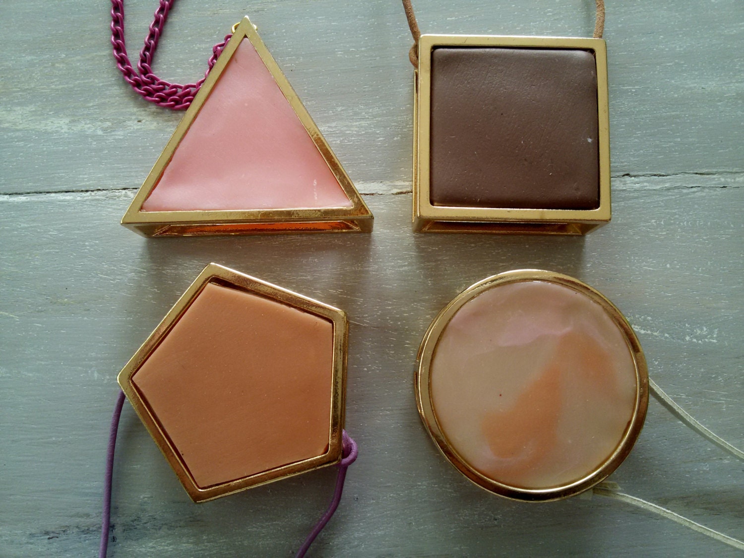 LA GEOMETRIE SERIES // 3D Geometric Shape Pendants With - Etsy