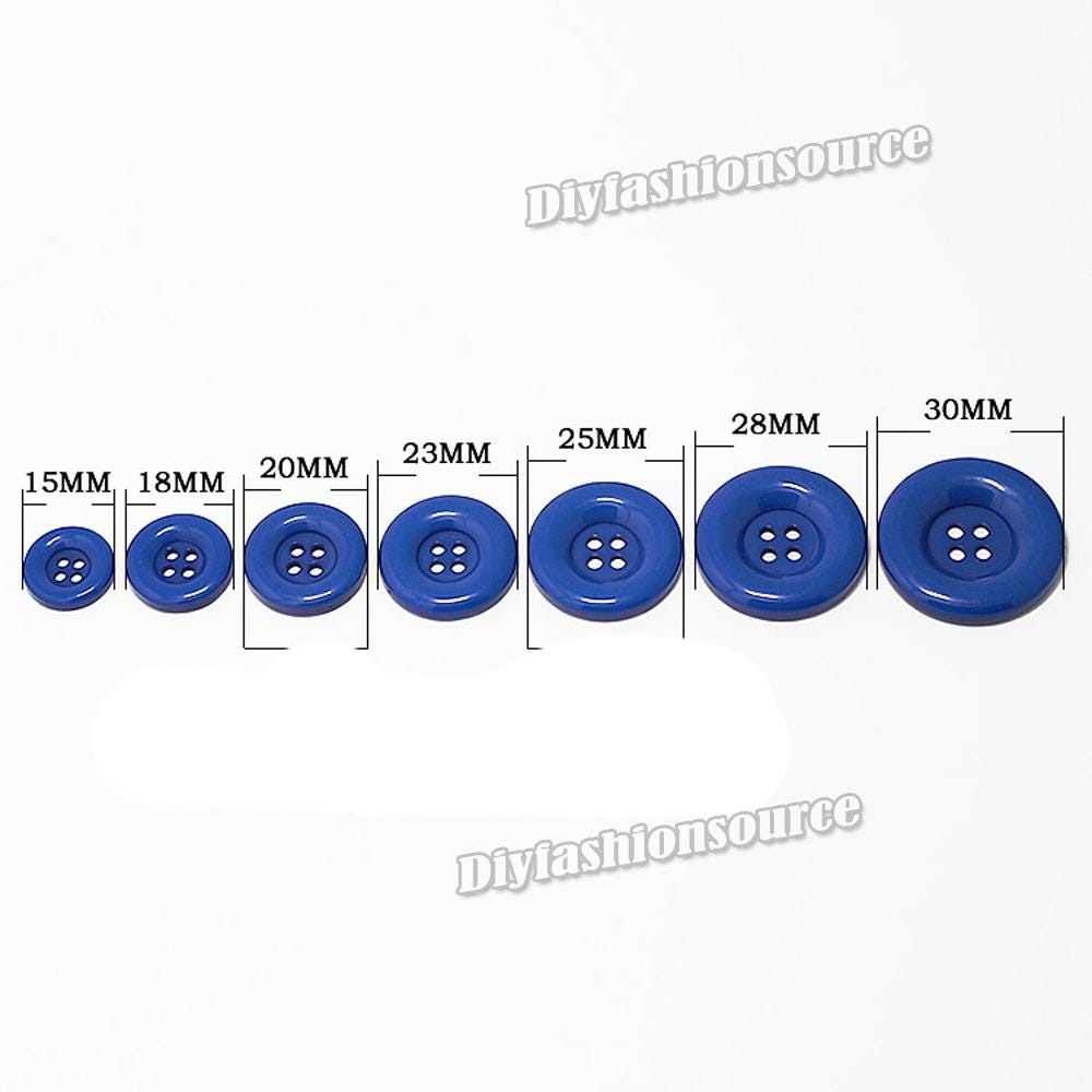 10pcs 31color Pick 4-holes Large Round Coat Fasteners Resin Sew-on ...