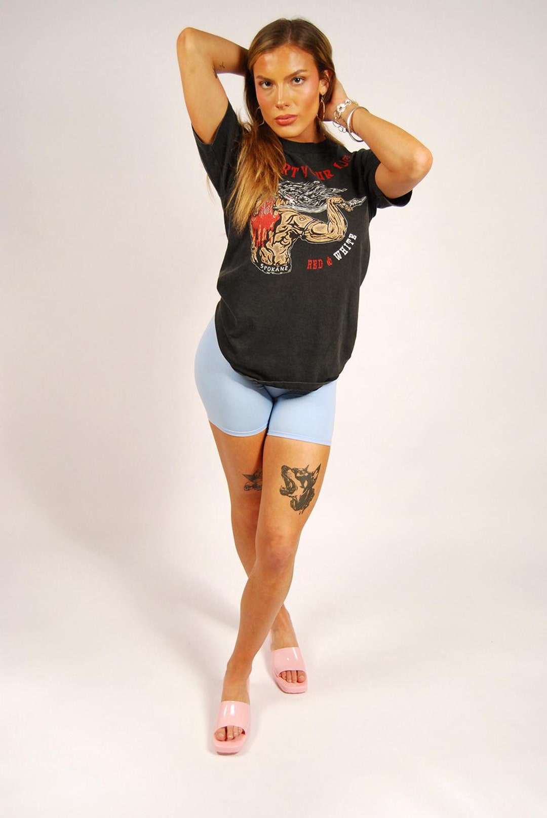 Vintage Hells Angels T-shirt (M) Black 90s Biker Men Women Medium - Etsy