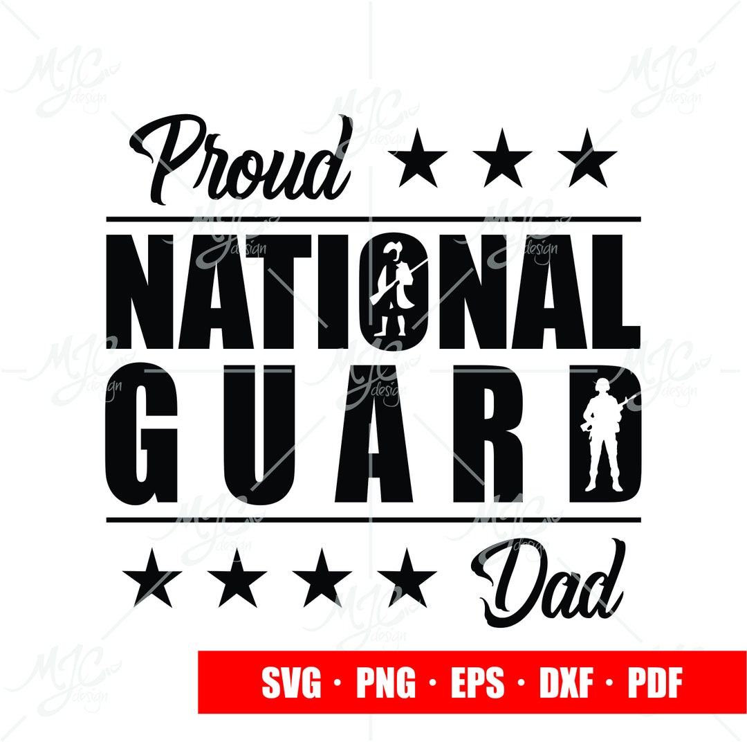 Proud National Guard Dad Svg, Army Dad Svg, Basic Training Graduation ...