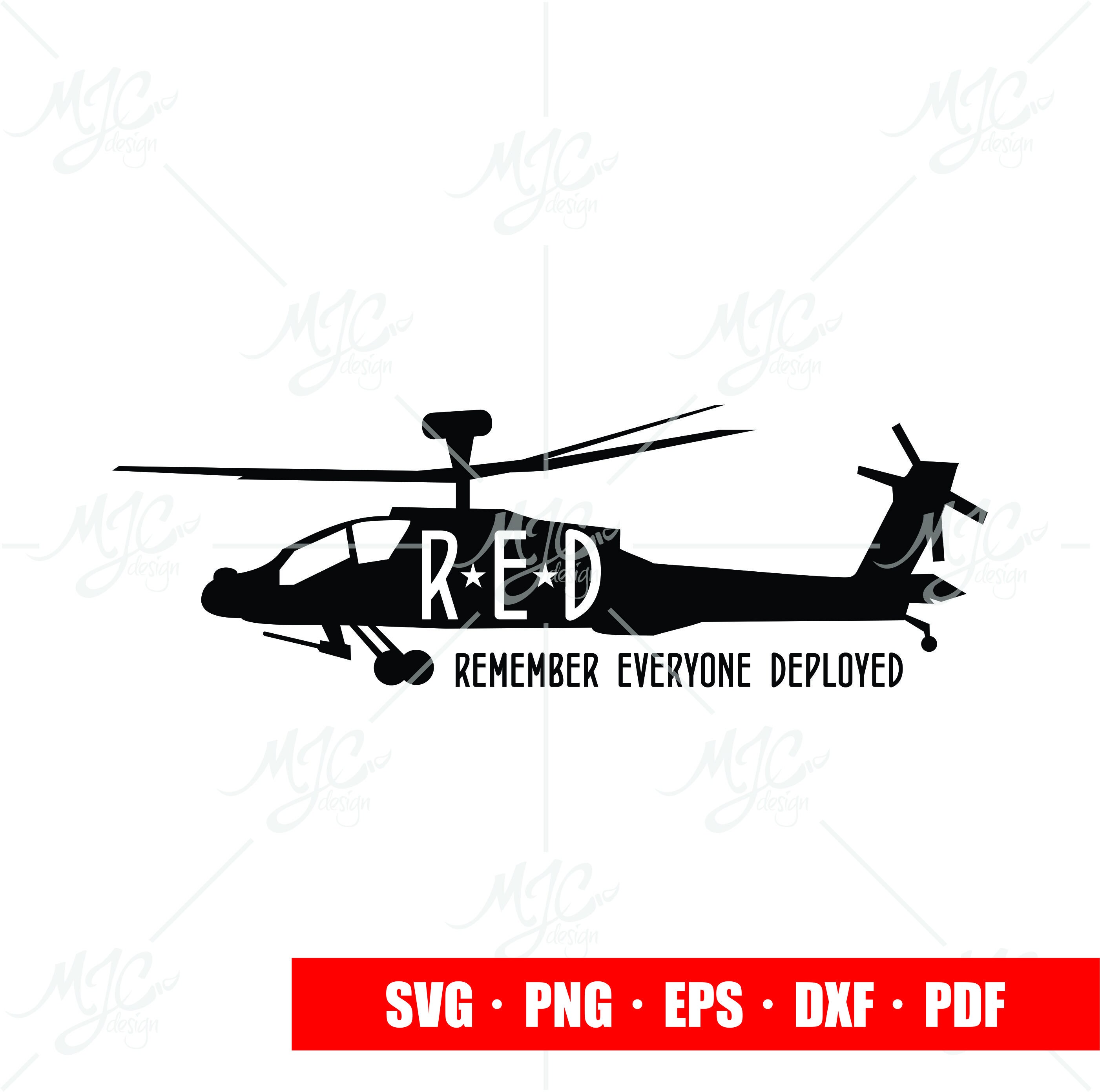 Remember Everyone Deployed Svg Apache Svg RED Svg - Etsy