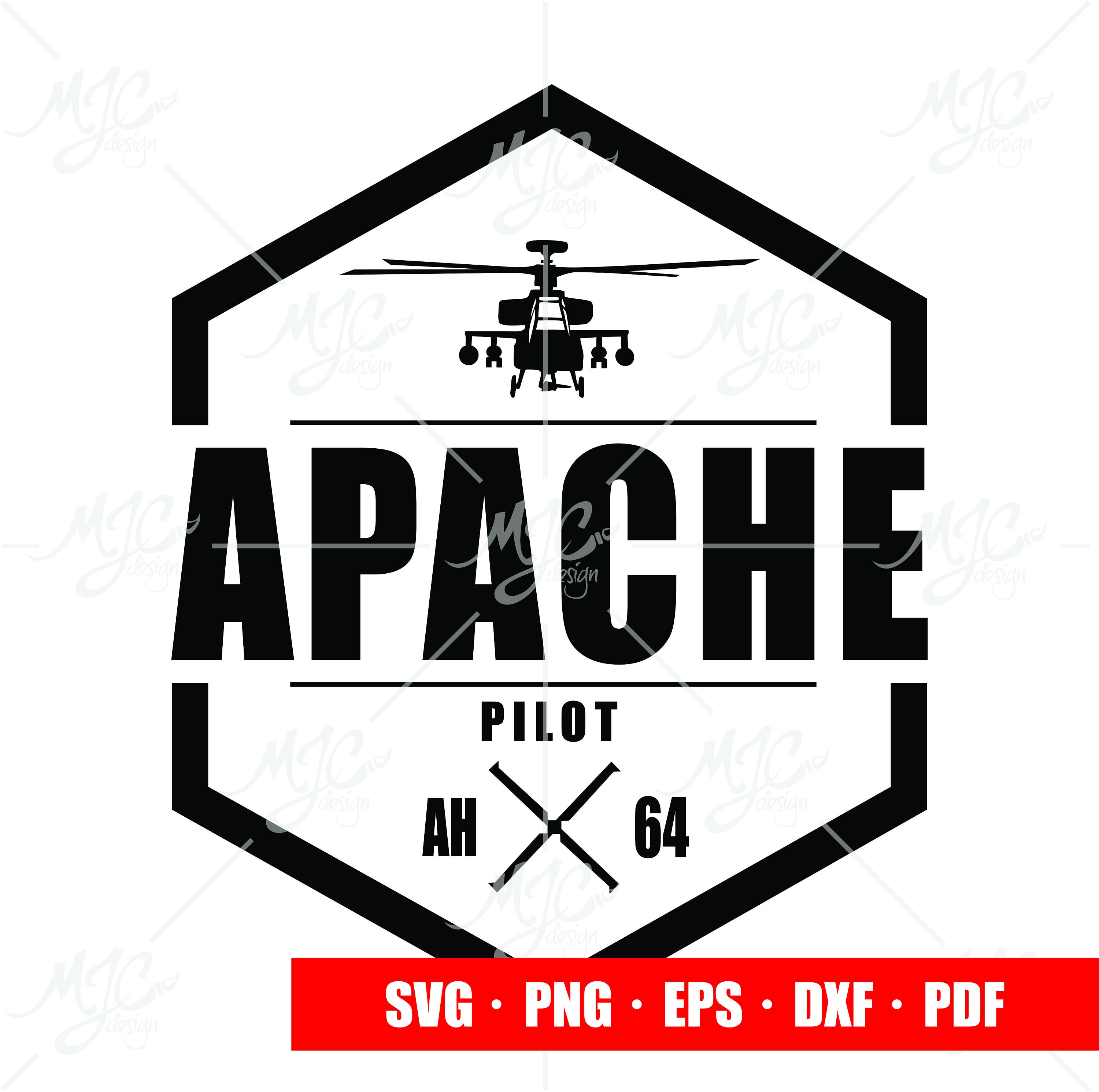 Apache Pilot Svg, Apache Svg, AH-64 Pilot Svg, Helicopter Pilot Svg ...