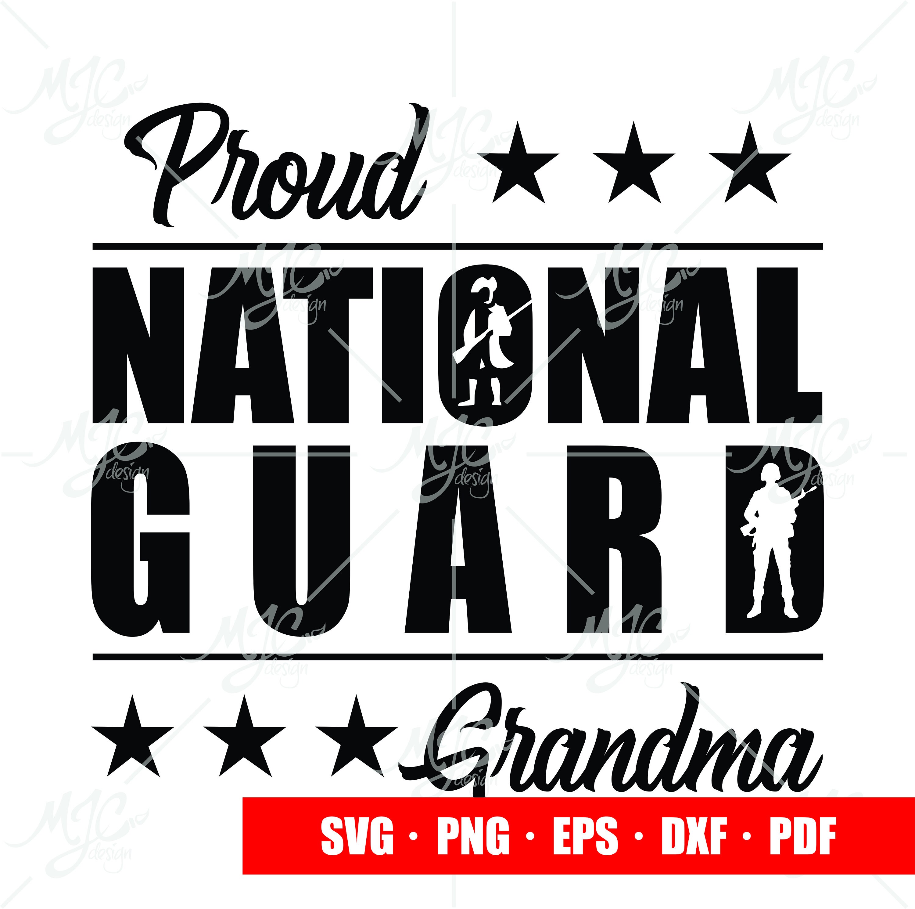 Proud National Guard Grandma Svg, Army Grandma Svg, Basic Training ...