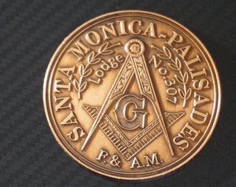 Masonic coin | Etsy
