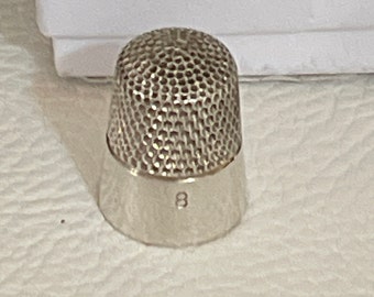 Antique Simons Bros Sterling Silver Thimble Size 11 - Etsy