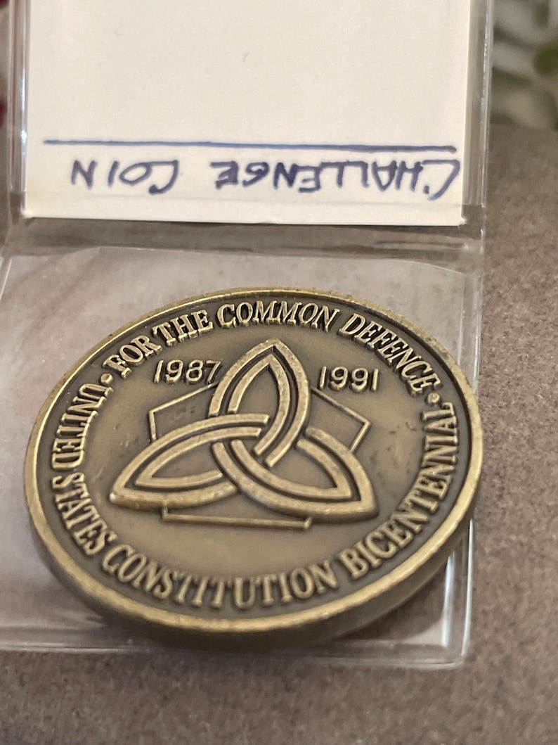 Vintage Bronze Color Challenger Coin Token Freedom Guardians 1987 1991 ...