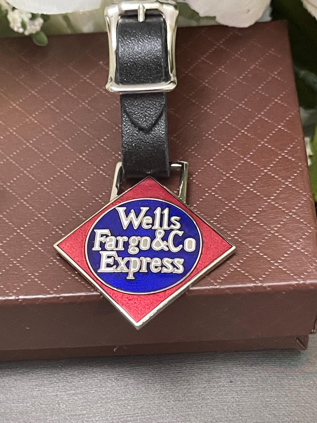 Vintage Wells Fargo & Co Express Watch Fob With Strap - Etsy