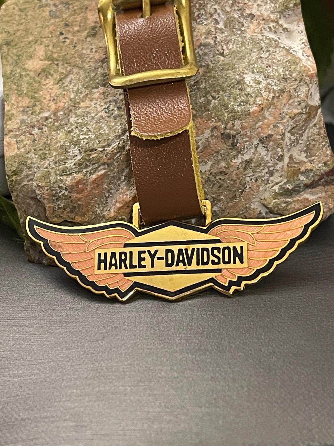 Vintage Harley HD Motorcycle Watch Fob With Strap - Etsy