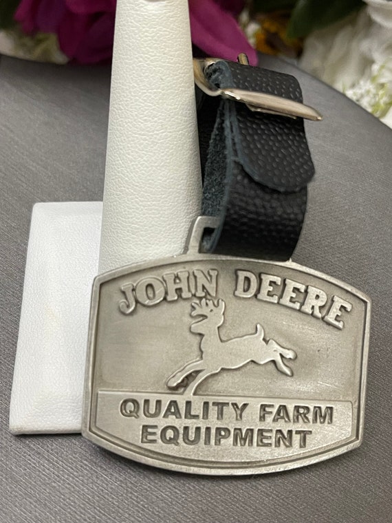 Metal John Deere Quality Farm Equipment Watch Fob - Gem
