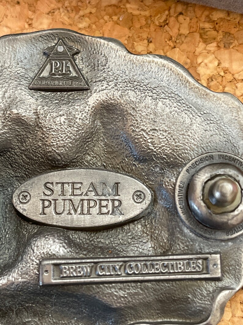 Vintage Steam Pumper Fire Truck Engine Precision Incentives Enamel ...