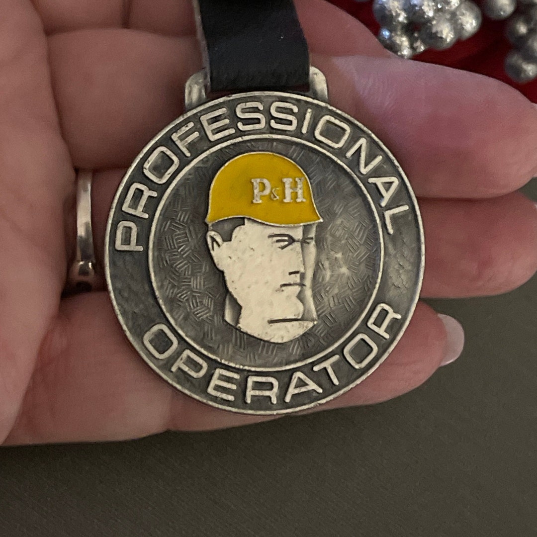 Vintage P & H Professional Operator Watch Fob With Leather Strap - Etsy