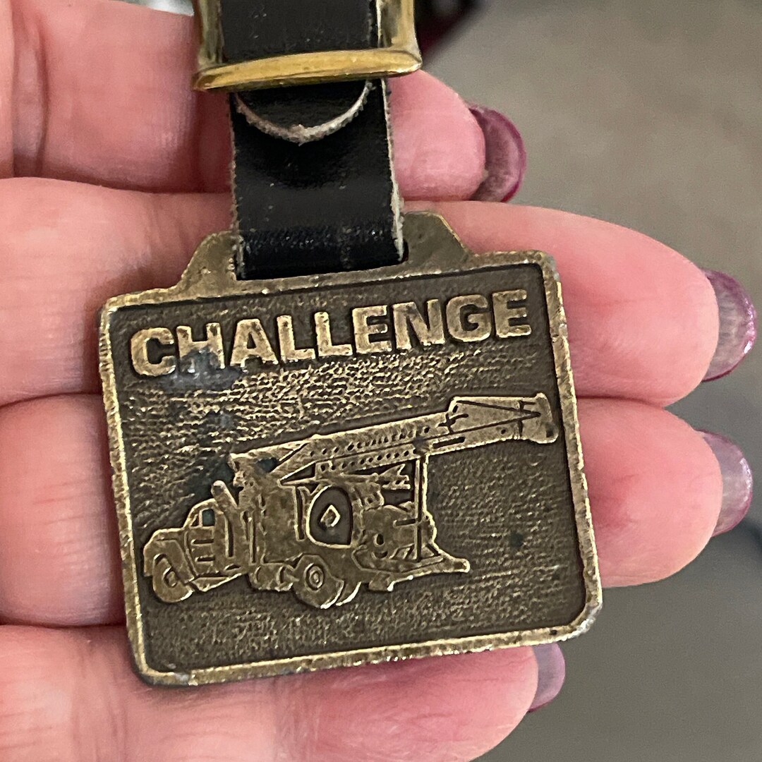 Vintage Challenge Tow Truck Pocket Watch Fob With Strap - Etsy
