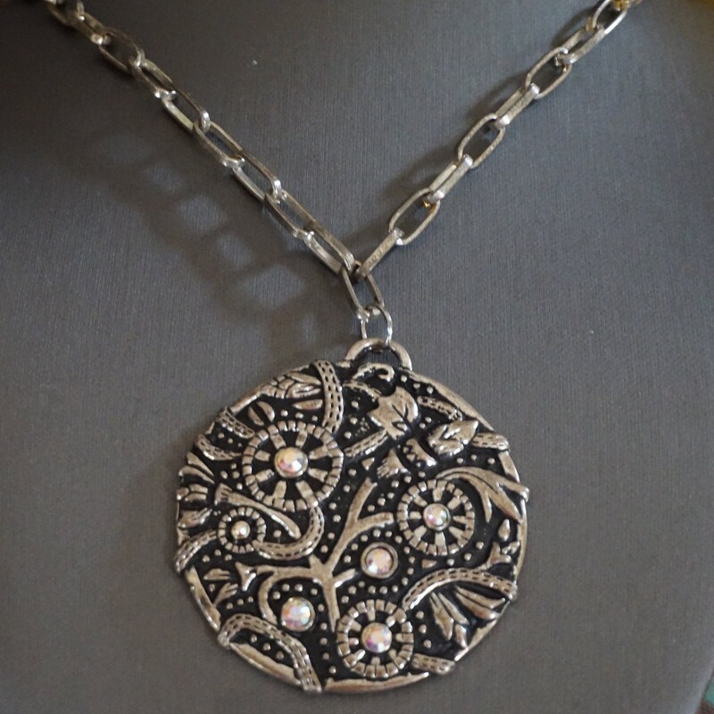 Large Metal Pendant - Etsy