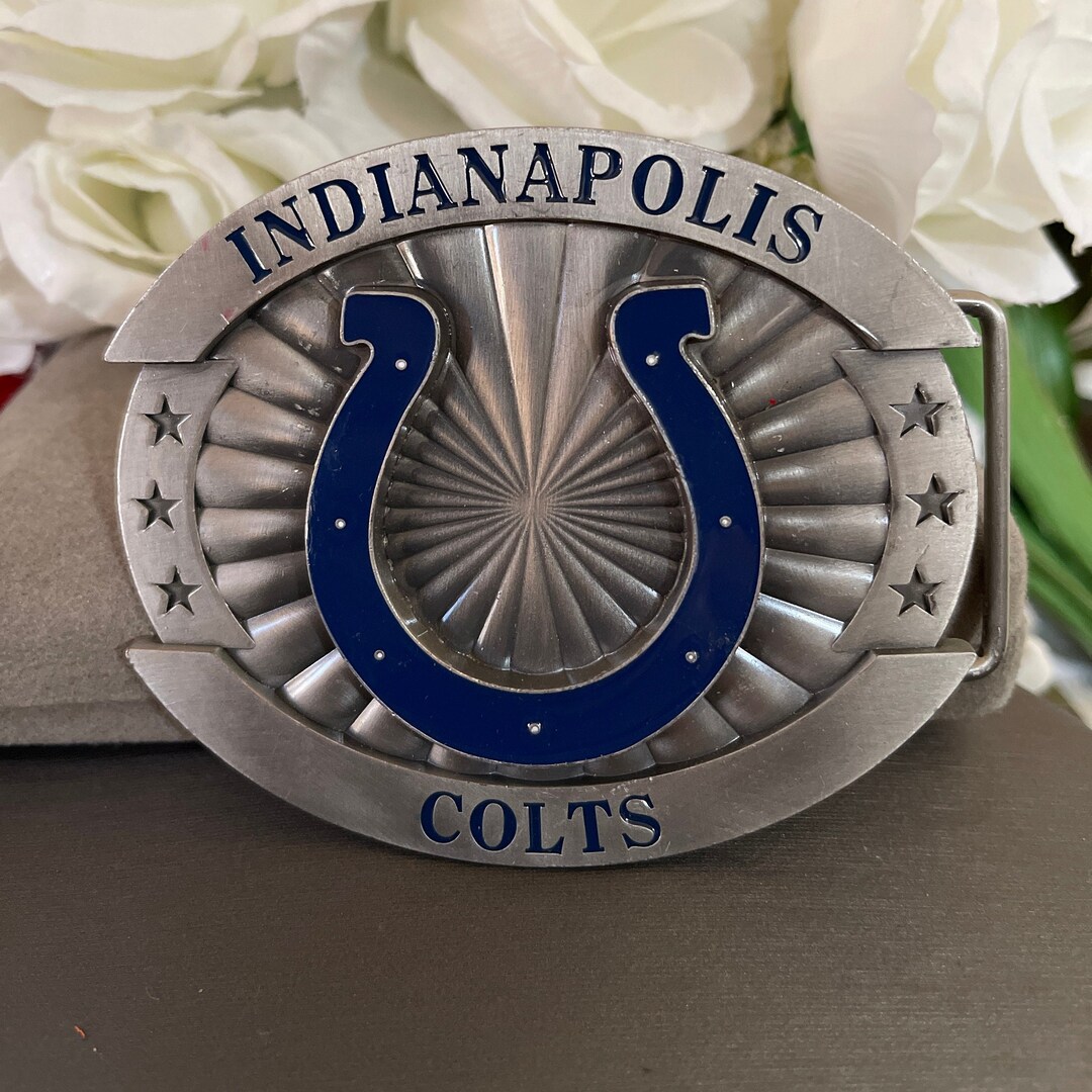 Large Siskiyou Sports Indianapolis Colts NFL Football Team Belt Buckle ...