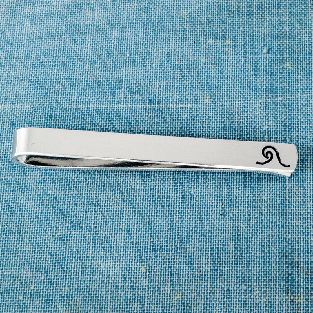 Wave Tie Clip, Gift for Surfer, Water Tie Clip, Ocean Tie Clip, Gifts ...