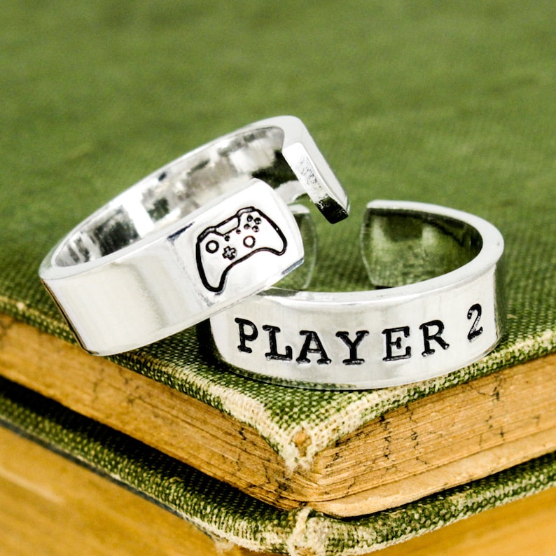 Player 1 & Player 2 Xbox Ring Set for Gamer Couples - Etsy
