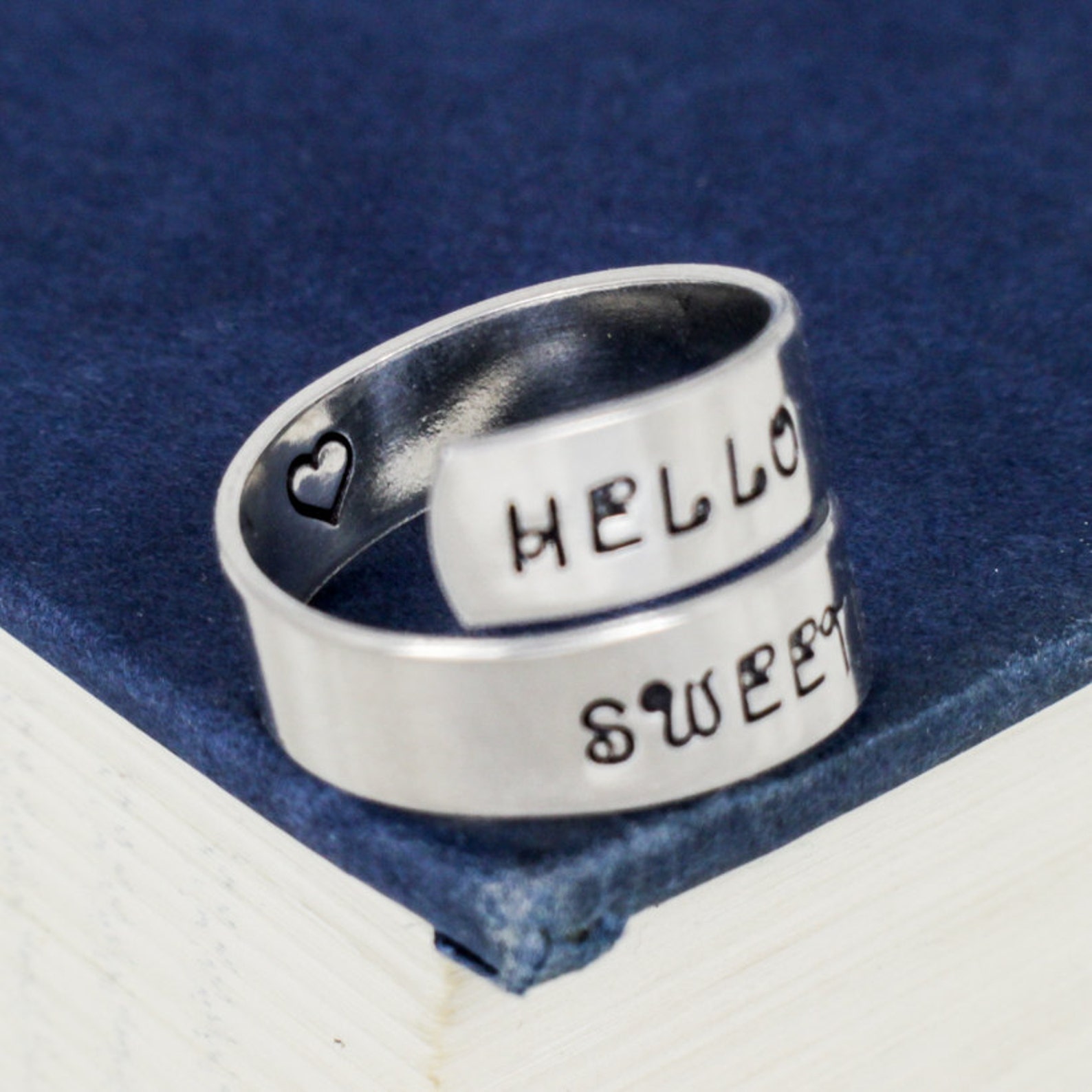 Hello Sweetie Wrap Ring - Etsy