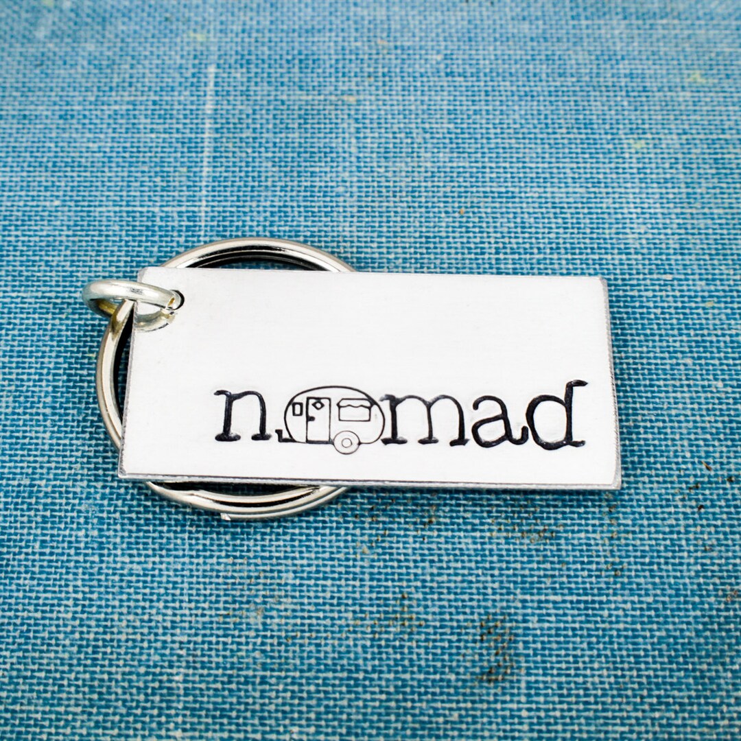 Nomad Keychain, RV Keychain, Camper Keychain, Camping, Outdoors, Travel ...
