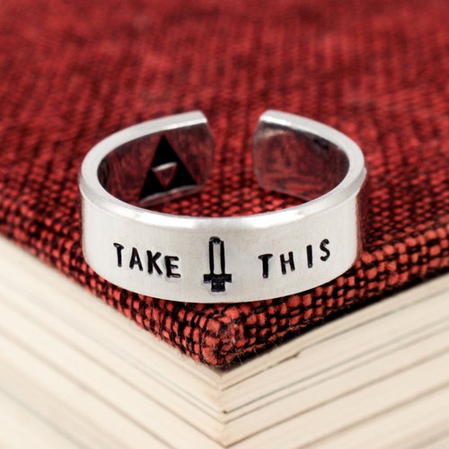 Pokeball Ring Retro Video Games Gamer Gift Gifts for - Etsy