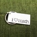 I Love Math Keychain, Mathematician, Math Gift, Teachers Gift, School ...