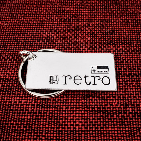 Retro Gamer Keychain - Etsy