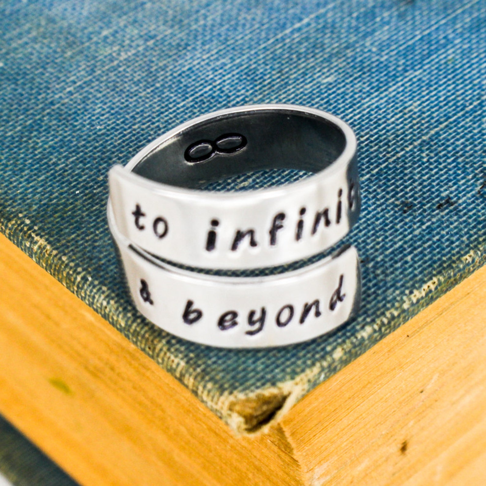 To Infinity and Beyond Wrap Ring: Adjustable With Infinity Symbol - Etsy