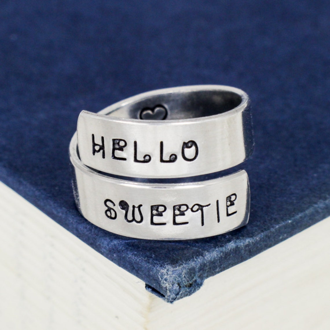 Hello Sweetie Wrap Ring - Etsy