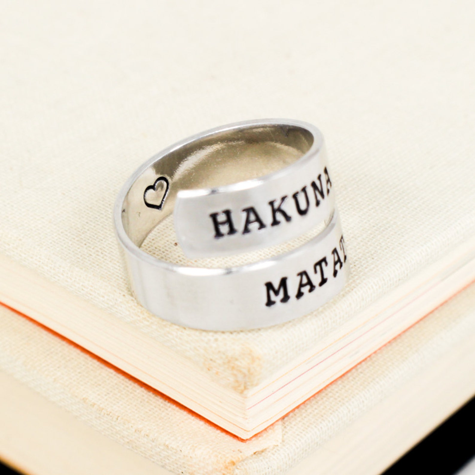 Hakuna Matata Twist Ring | Etsy