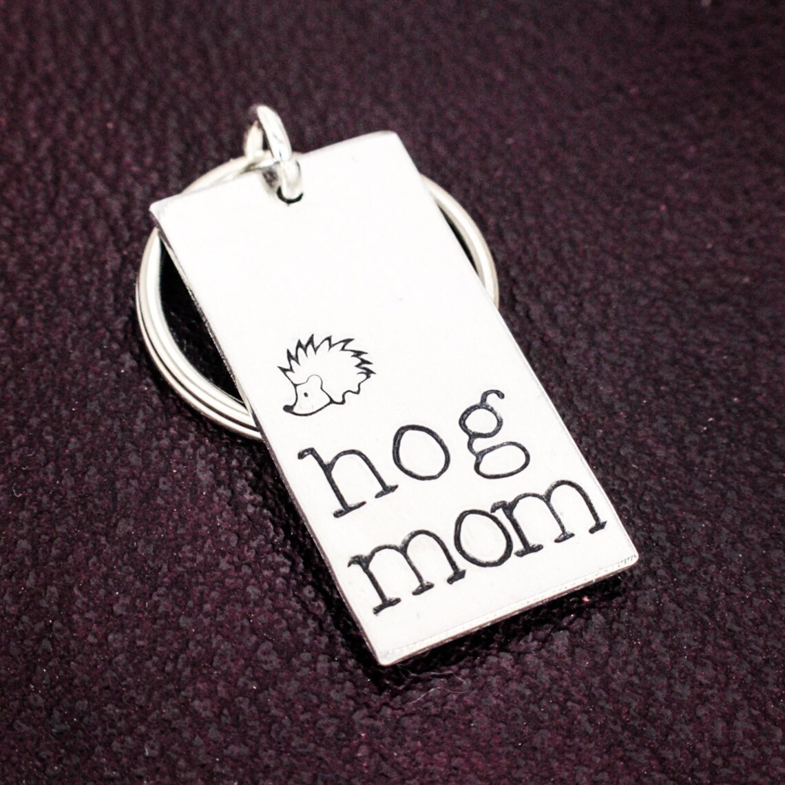 Hedgehog Hog Mom Keychain - Etsy