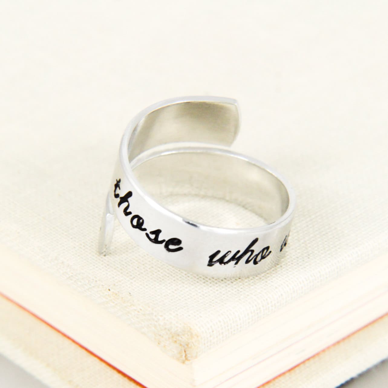 Not All Those Who Wander Are Lost Ring - Etsy