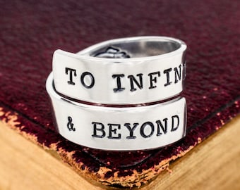 To Infinity and Beyond Symbols Ring Infinity Jewelry Rocket | Etsy